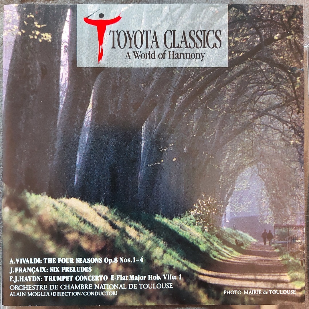 (非賣品) TOYOTA cLassics．ViVaLdi: tHe FOUR Seasons 精選 CD (95年 日本天龍版 1M1 ...