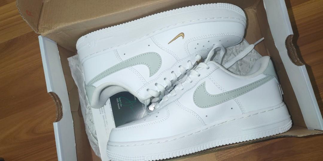 air force 1 '07 ESS green, Women's Fashion, Footwear, Sneakers on Carousell