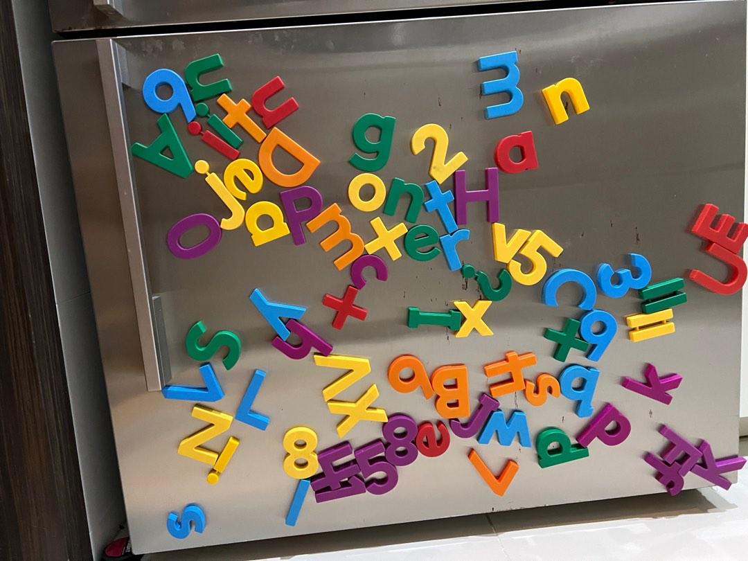 Alphabet kitchen magnets, Hobbies & Toys, Toys & Games on Carousell