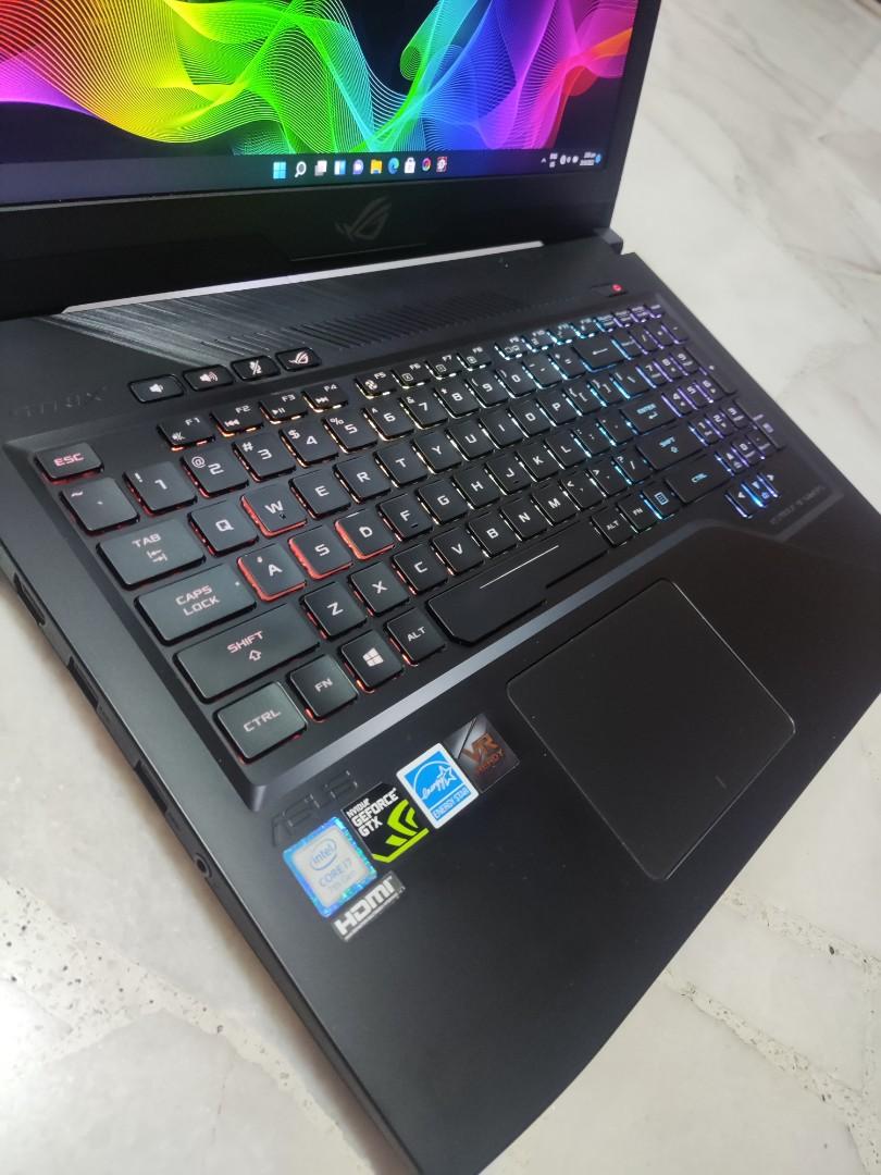 Asus ROG STRIX GL503VM Gaming laptop i7-7th gen processor Nvidia GTX 1060 GPU Upgraded to M.2 ...