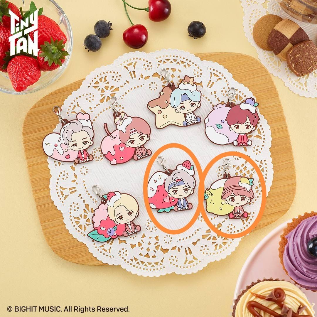 Authentic Bangtan Boys Bts Tinytan Tiny Tan Sweet Time Theme Ichiban Kuji Character Keychain ...