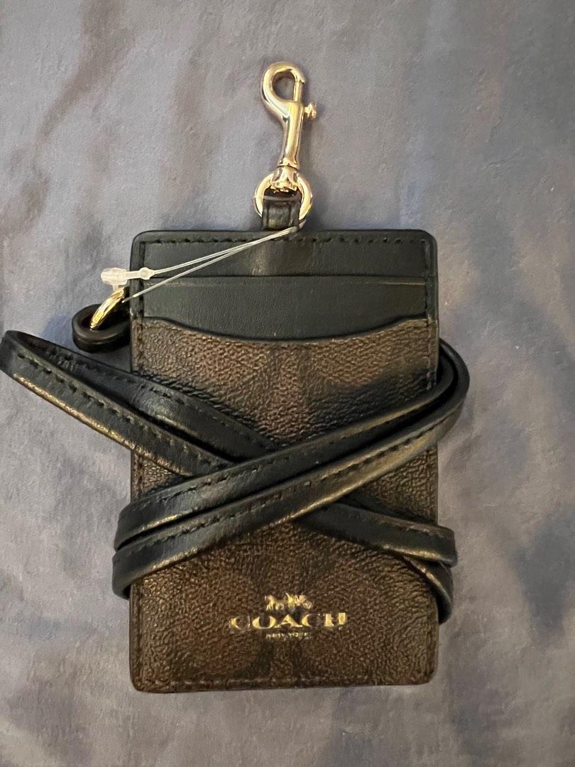Authentic Coach Lanyard ID case, Luxury, Accessories on Carousell
