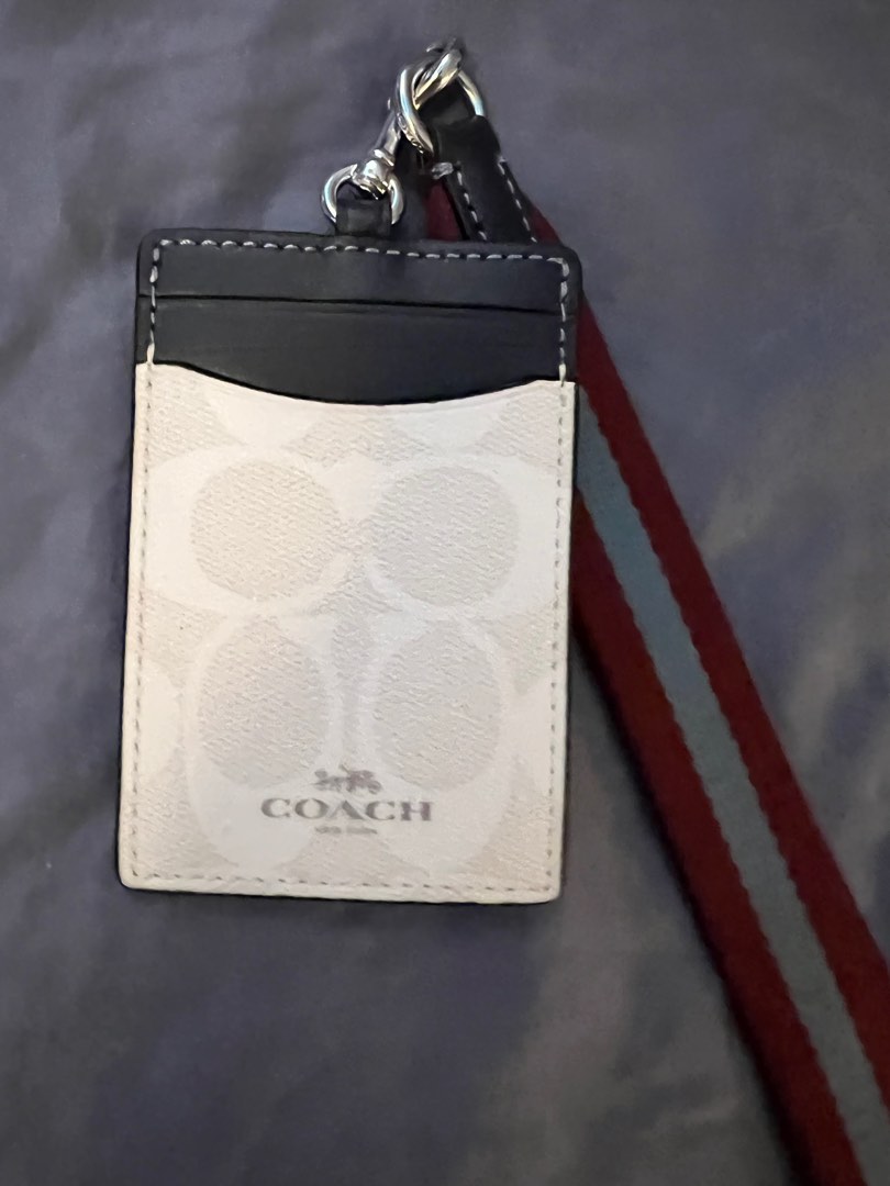 Authentic Coach Lanyard ID case, Luxury, Accessories on Carousell