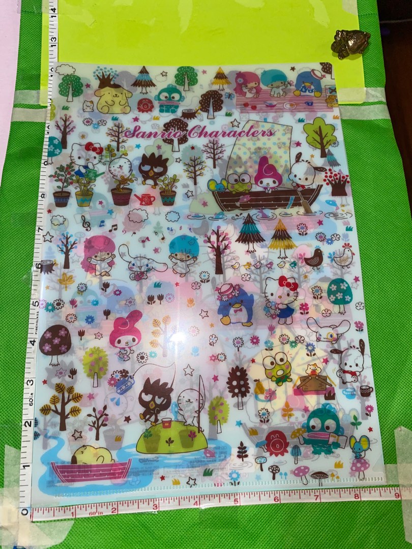 AUTHENTIC SANRIO - ALL SANRIO CHARACTERS| PLASTIC FOLDER | FOR SHORT ...