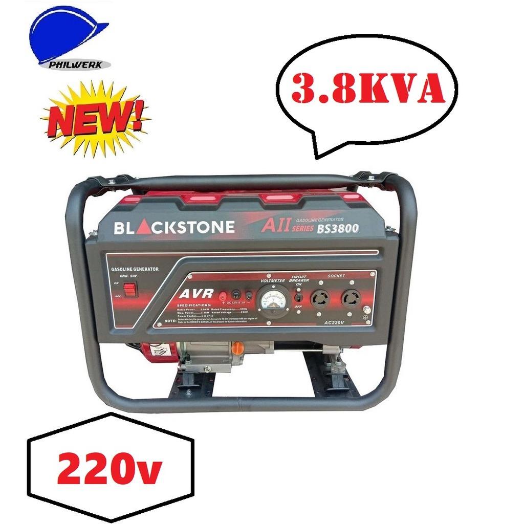 BLACKSTONE Gasoline Generator 3.8KVA (BS3800), Commercial & Industrial ...