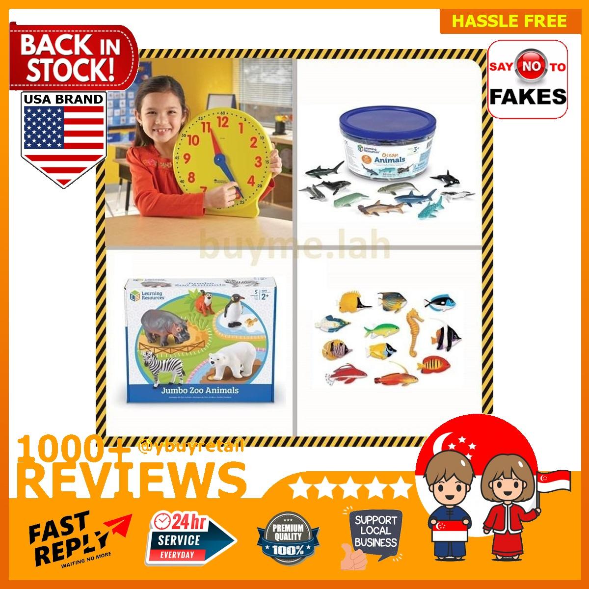 [BML] Learning Resources Big Time Learning Clock (12 Hr) // Fish or ...