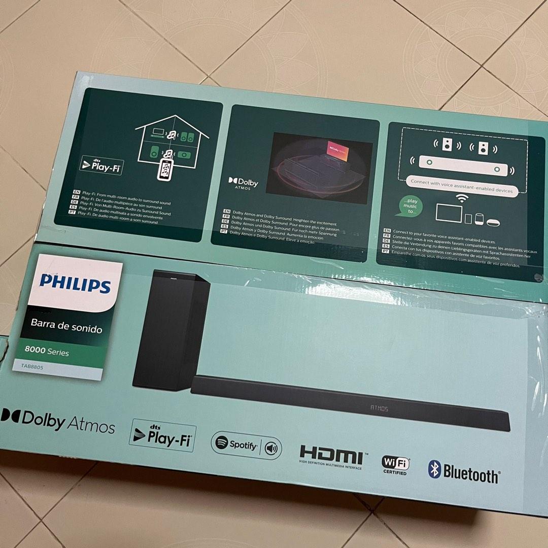 BNIB Philips TAB8805 8000 Series Soundbar, Audio, Soundbars, Speakers ...