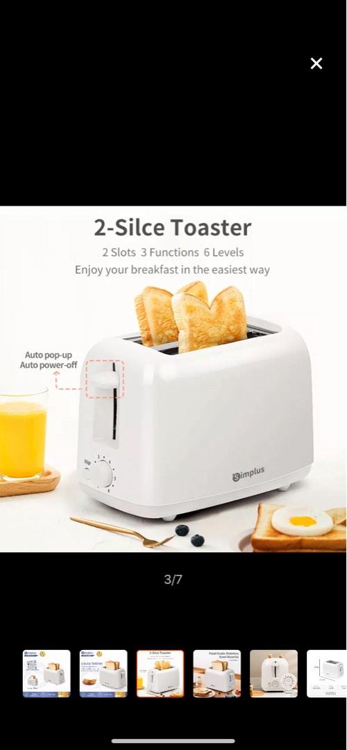 BNIB Simplus Mini Toaster, TV & Home Appliances, Kitchen Appliances, Ovens & Toasters on Carousell