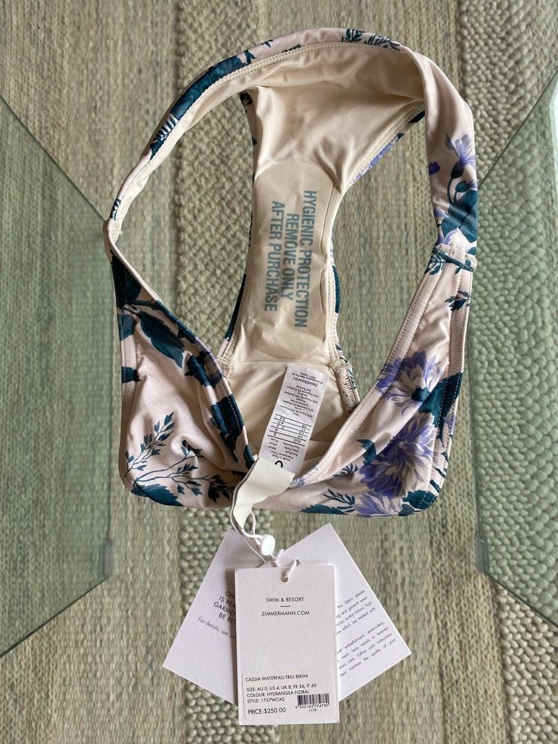Brand New Zimmermann Cassia Waterfall Bikini, Women's Fashion, Swimwear ...