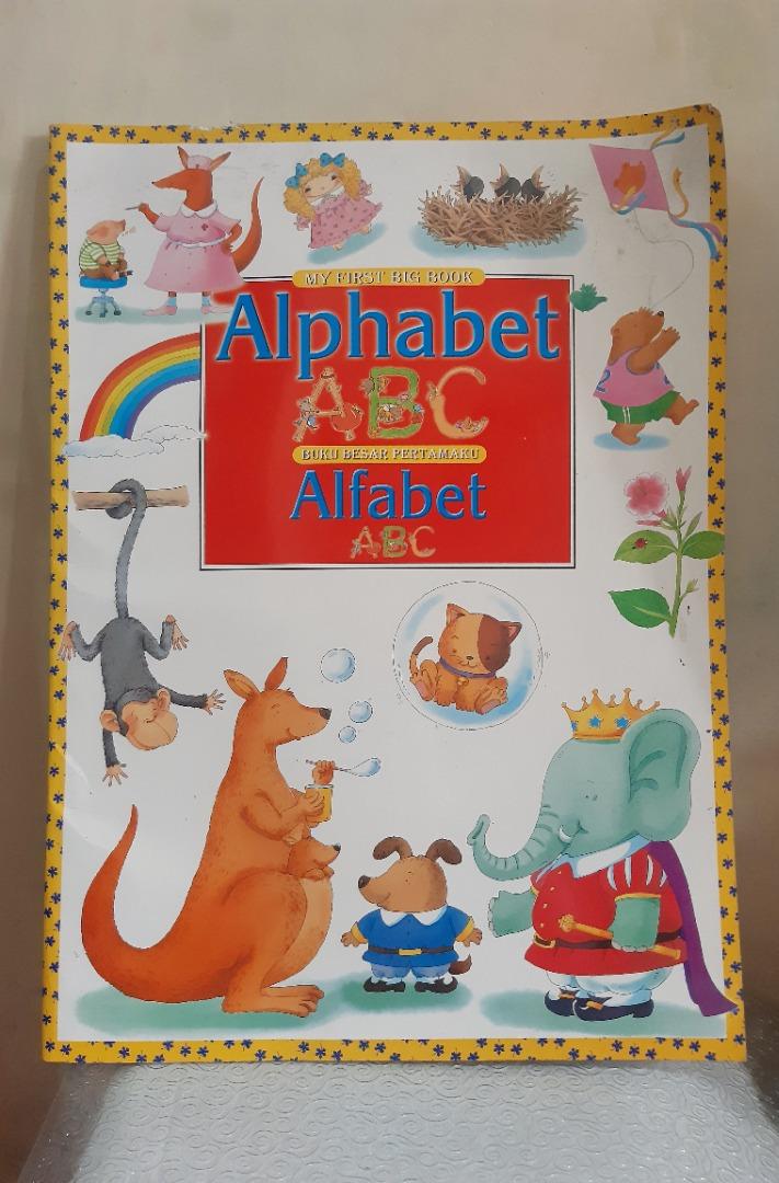 Buku Alphabet ABC Jumbo, Buku & Alat Tulis, Buku Anak-Anak di Carousell