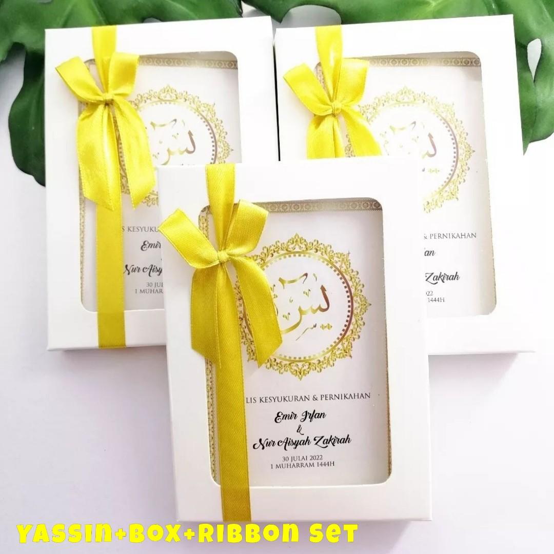 Buku Yassin, Yassin gift set with tasbih for Tahlil, Doa Selamat ...