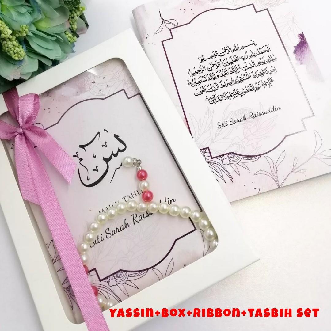 Buku Yassin, Yassin gift set with tasbih for Tahlil, Doa Selamat ...