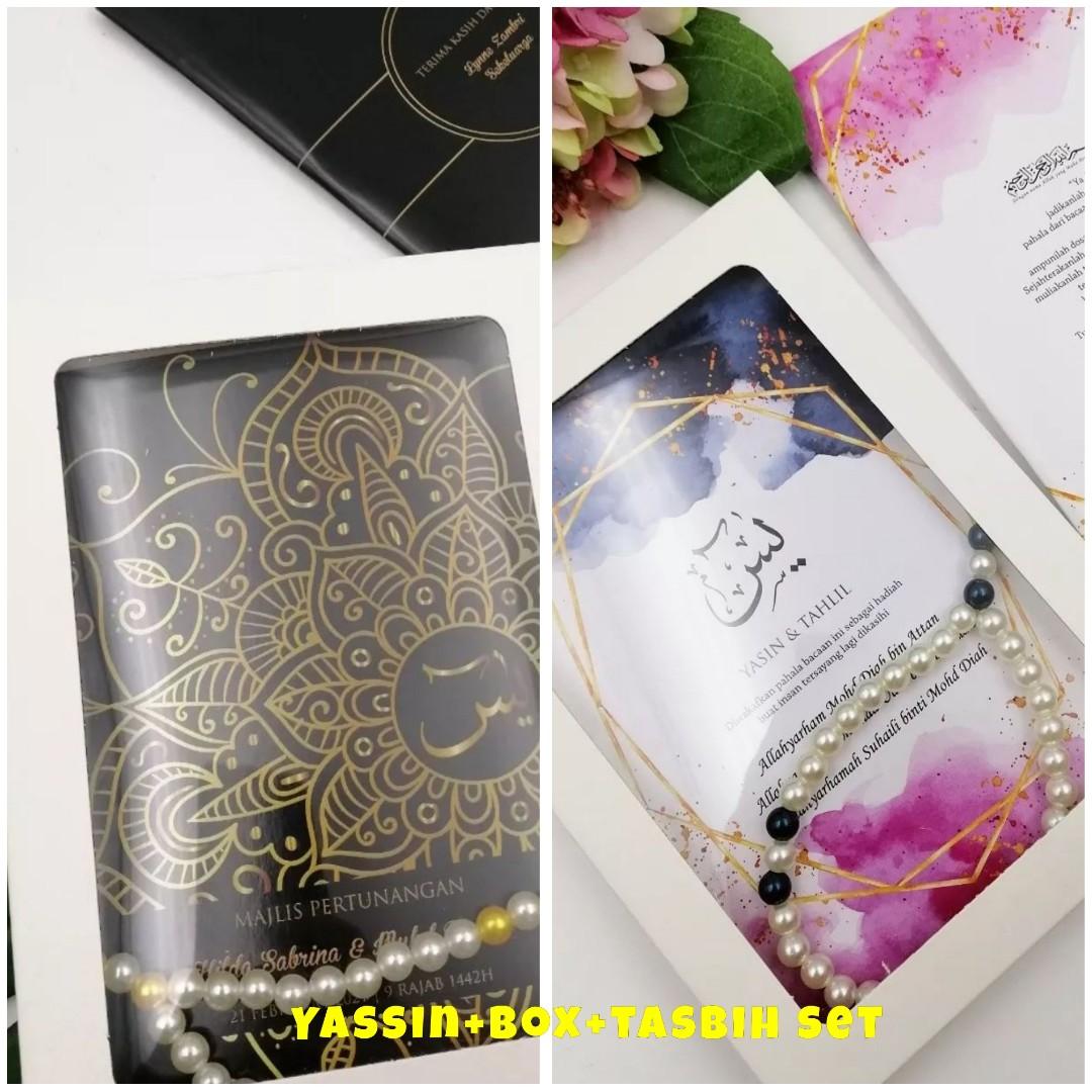 Buku Yassin, Yassin gift set with tasbih for Tahlil, Doa Selamat ...