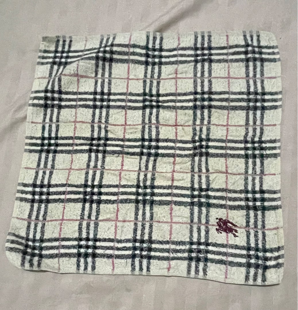 Burberry face towel, Furniture & Home Living, Kitchenware & Tableware ...