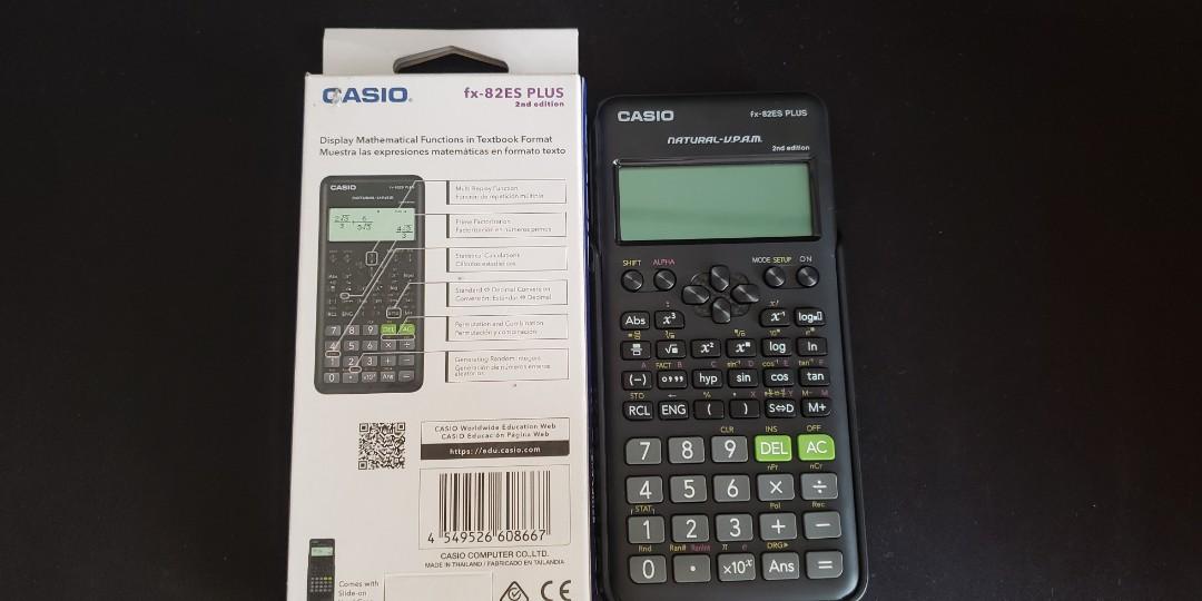 CASIO FX-82ES PLUS 2ND EDITION, Mobile Phones & Gadgets, Other Gadgets ...