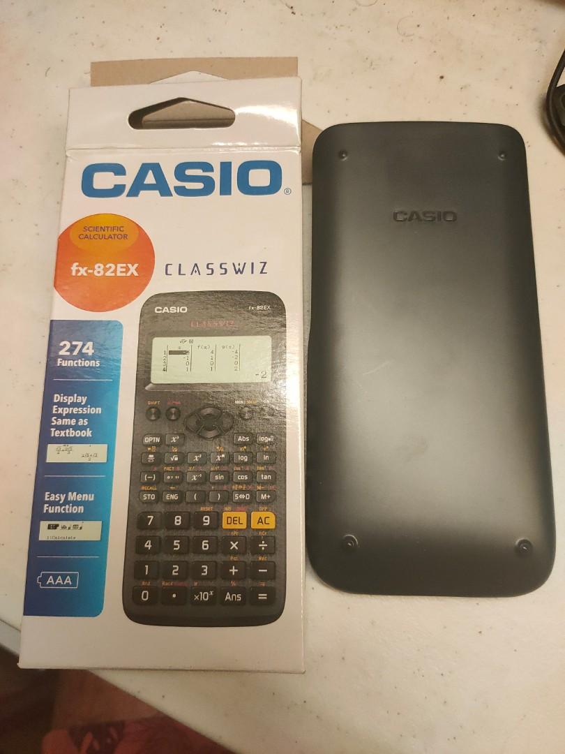 CASIO fx-82EX CALCULATOR APPROVED BY PRC FOR LICENSURE EXAM USE, Computers & Tech, Office ...