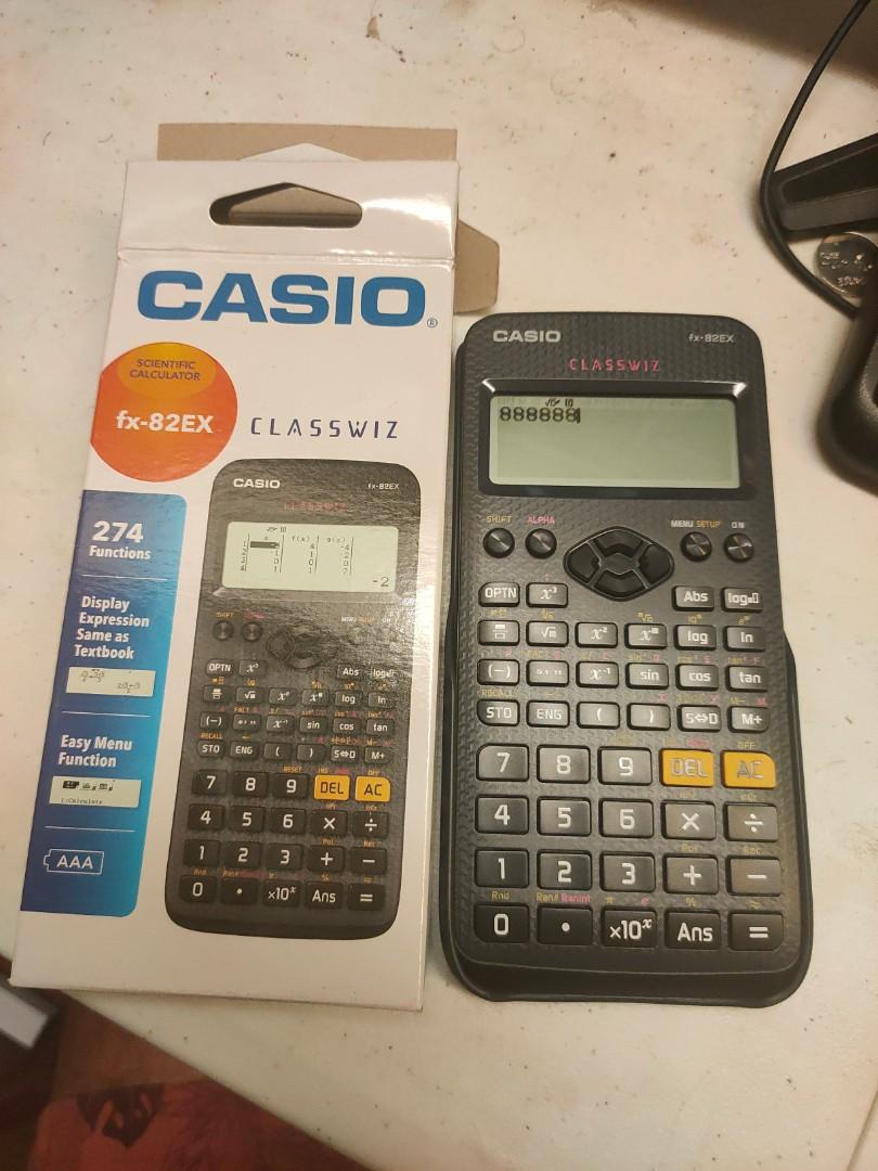 CASIO fx-82EX CALCULATOR APPROVED BY PRC FOR LICENSURE EXAM USE, Computers & Tech, Office ...