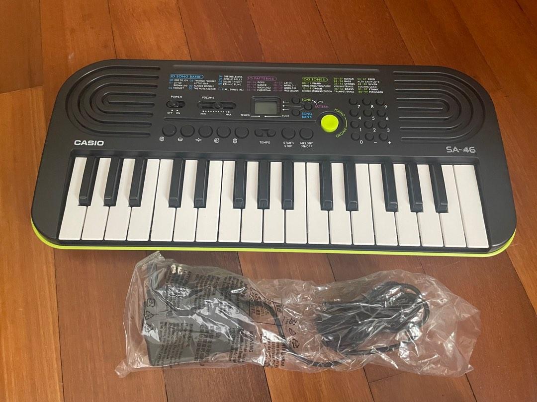 Casio SA-46 Keyboard *comes with adapter, Hobbies & Toys, Music & Media ...