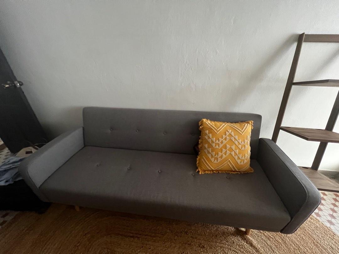 Castlery Nathan 3 seater sofa bed, Furniture & Home Living, Furniture ...