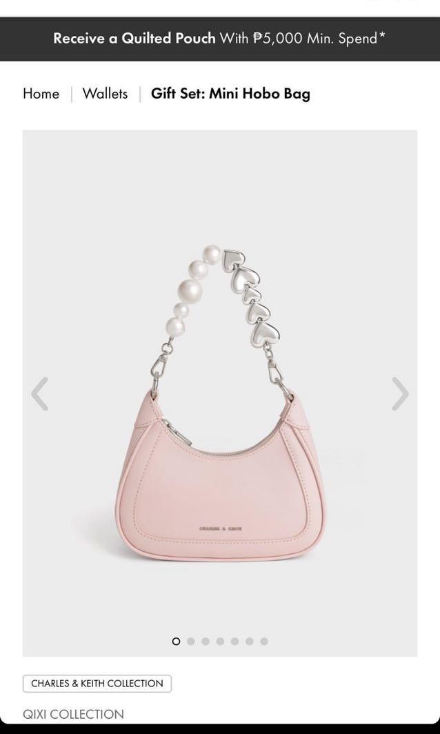 Charles and Keith Gift Set: Mini Hobo Bag, Women's Fashion, Bags ...