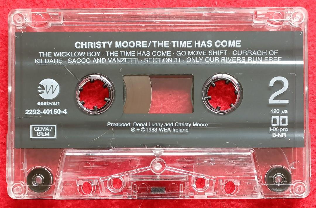 Christy Moore THE TIME HAS COME Cassette Tape, Hobbies & Toys, Music ...