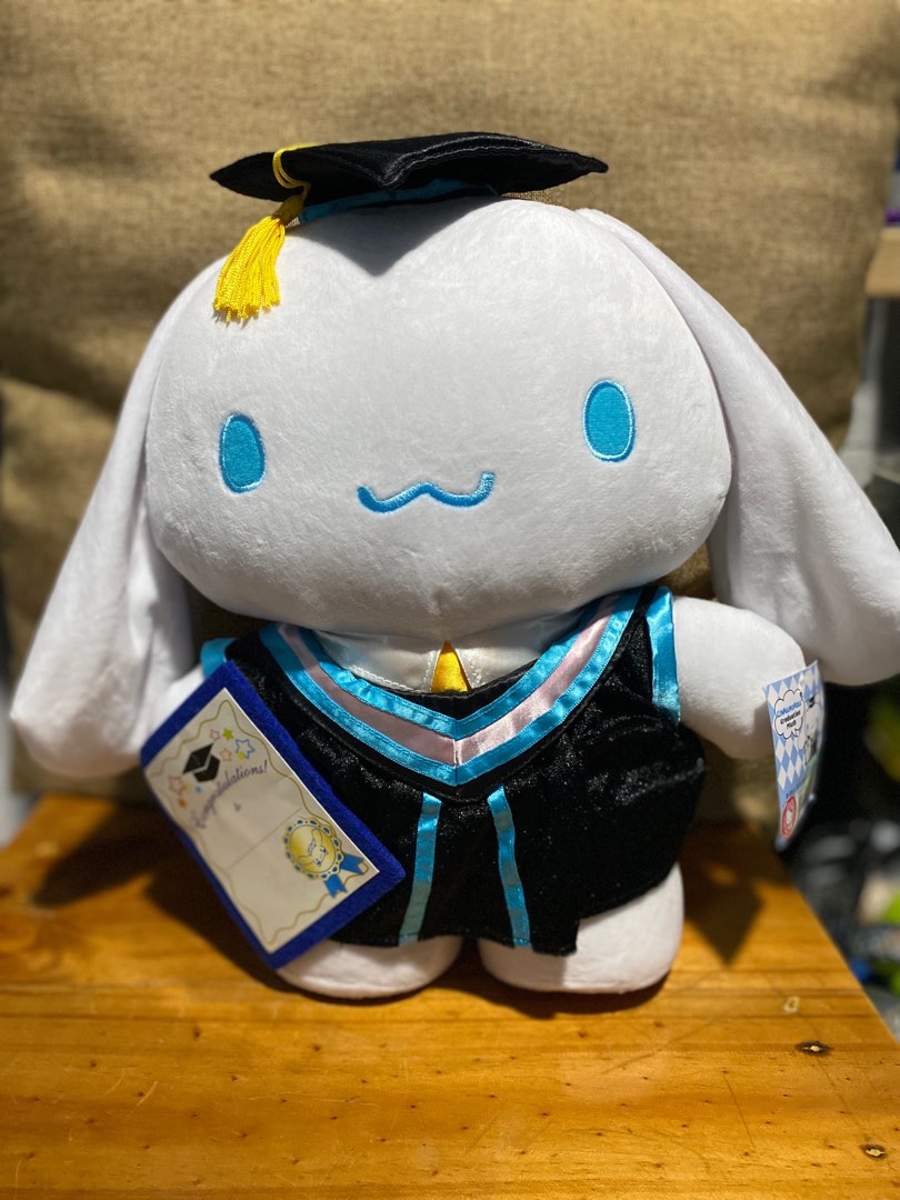 Cinnamoroll Graduate Plush, Hobbies & Toys, Toys & Games on Carousell