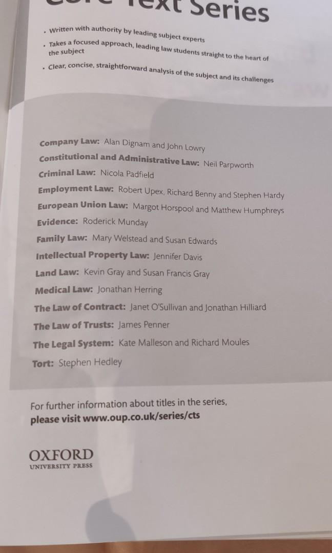 UK Constitutional & Administrative Law TEXTBOOK - Neil Parpworth ...