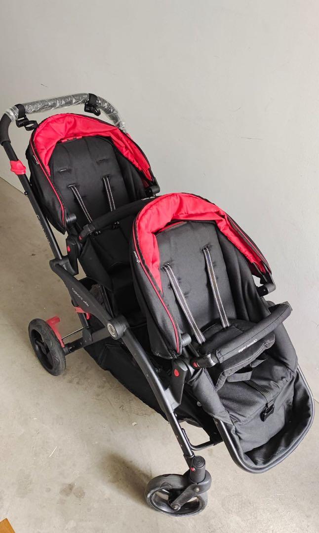 Contour Option Elite Twin Stroller, Babies & Kids, Going Out, Strollers ...