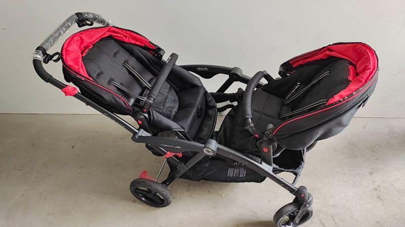 Contour Option Elite Twin Stroller, Babies & Kids, Going Out, Strollers ...