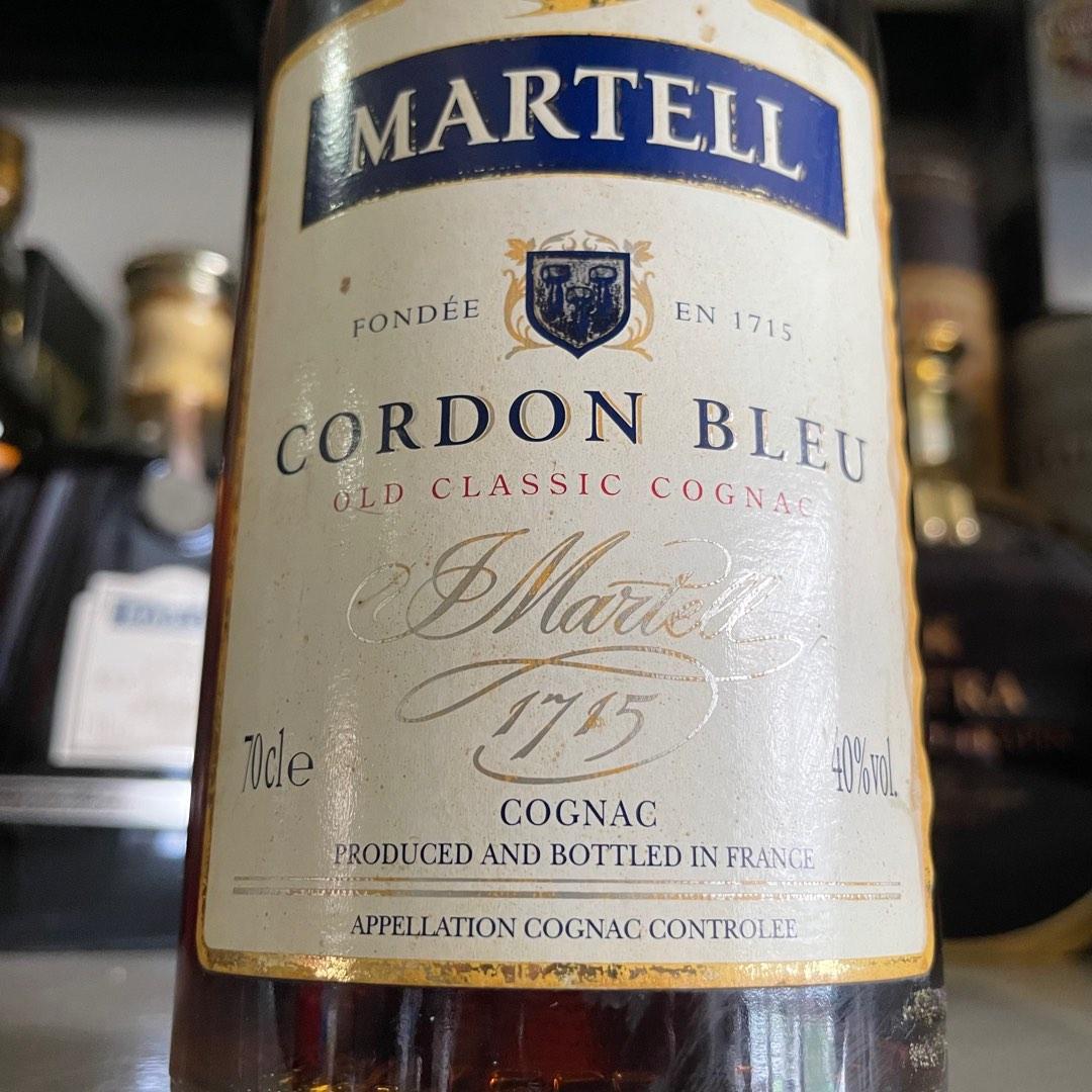 Cordon Bleu Martell Gordon Blue Cognac no box 700ml, Food & Drinks ...