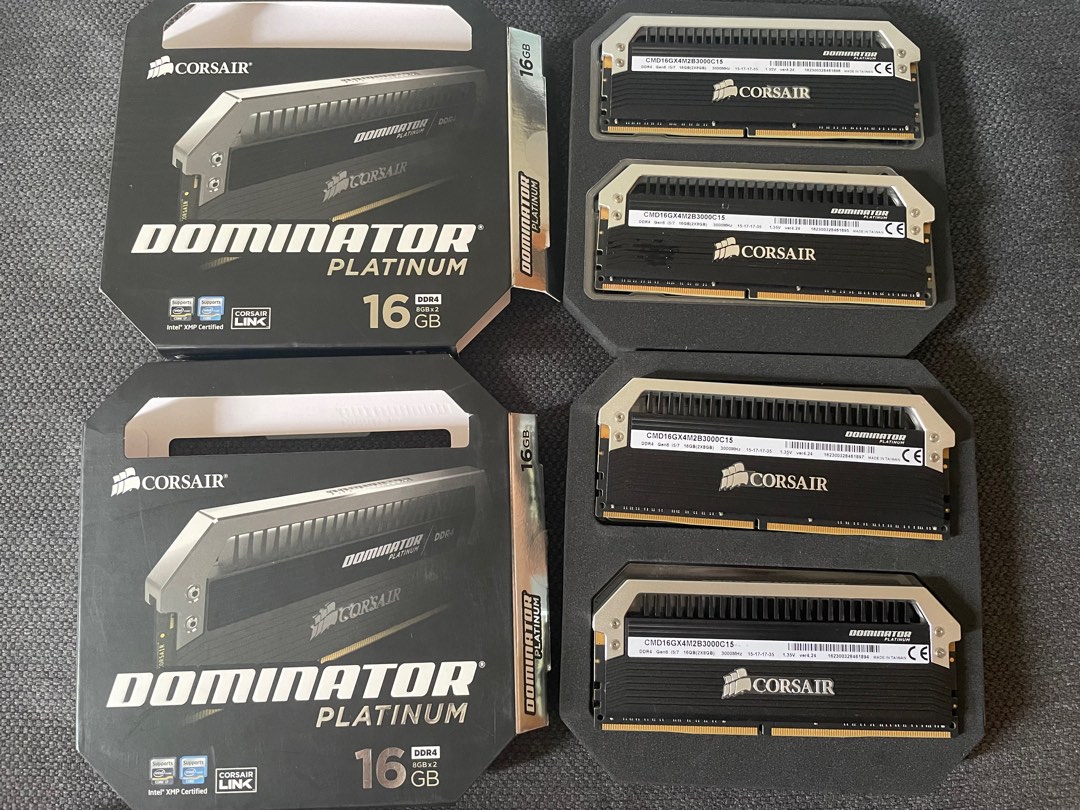 Corsair Dominator Platinum DDR4 3000 C15, Computers & Tech, Parts ...