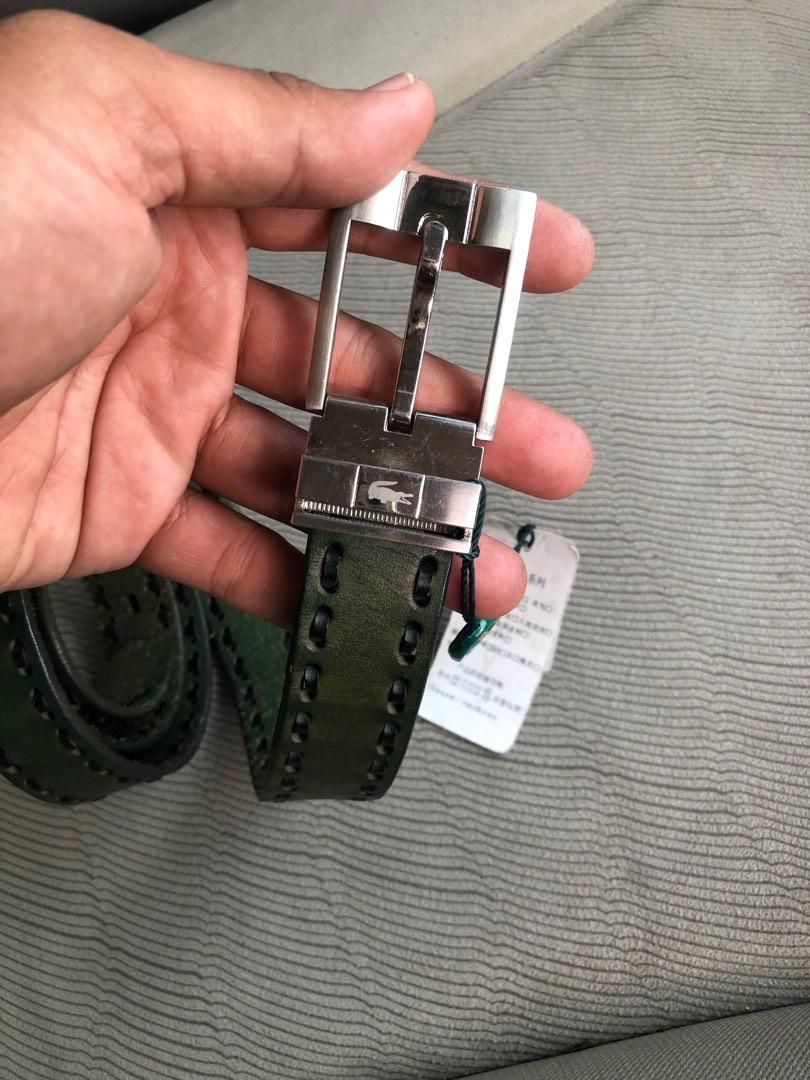 Crocodile material kulit ukuran lebar 3cm panjang 105cm, Fesyen Pria ...