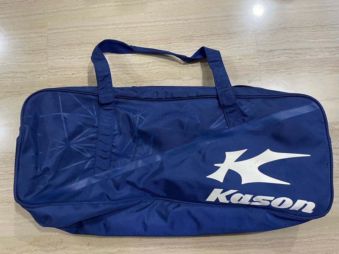 Dark Blue Kason Badminton Bag, Sports Equipment, Sports & Games, Racket ...