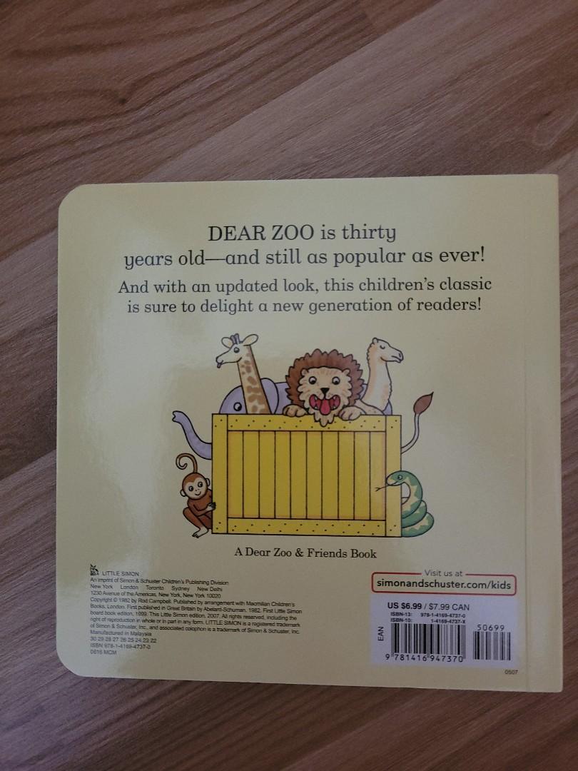 Dear Zoo Lift the Flap Book, Hobbies & Toys, Books & Magazines ...