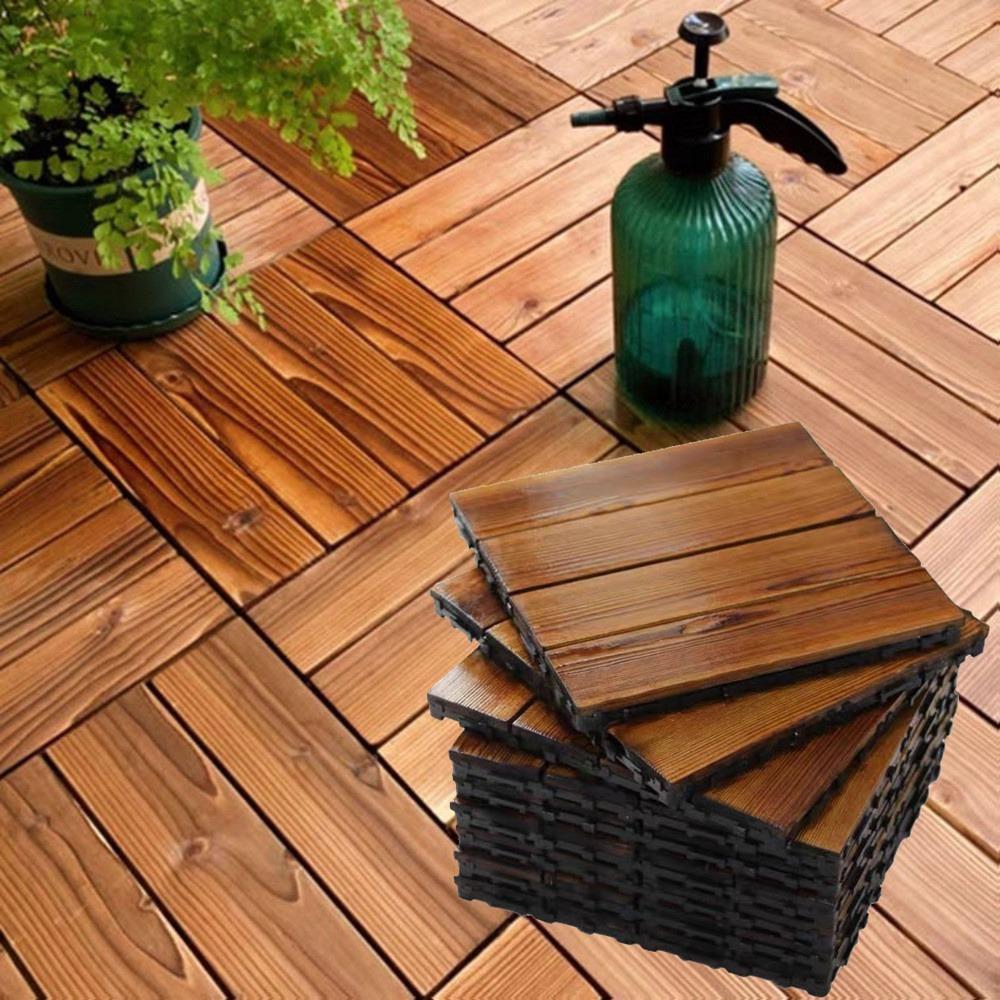 Decking Tiles Outdoor Tiles DIY Wood Stone Artificial Grass Decking Tiles Wood Flooring ...