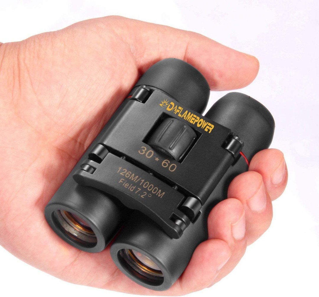 DFlamepower Mini Binoculars 30x60 Compact Folding Telescope with ...