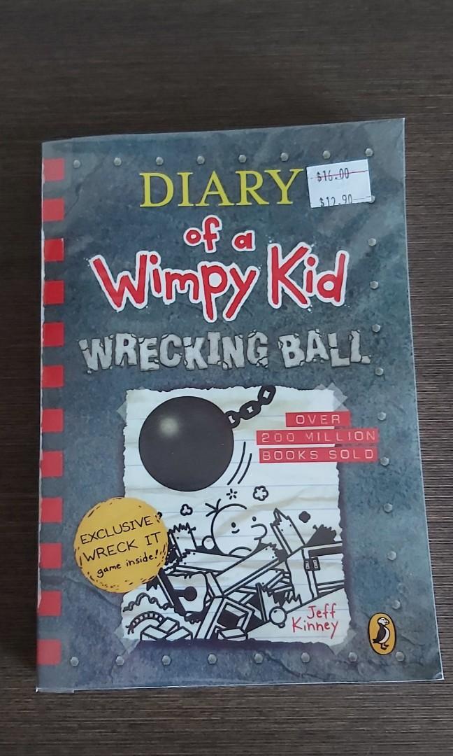 Diary of a Wimpy Kid Wrecking Ball by Jeff Kinney, Hobbies & Toys ...