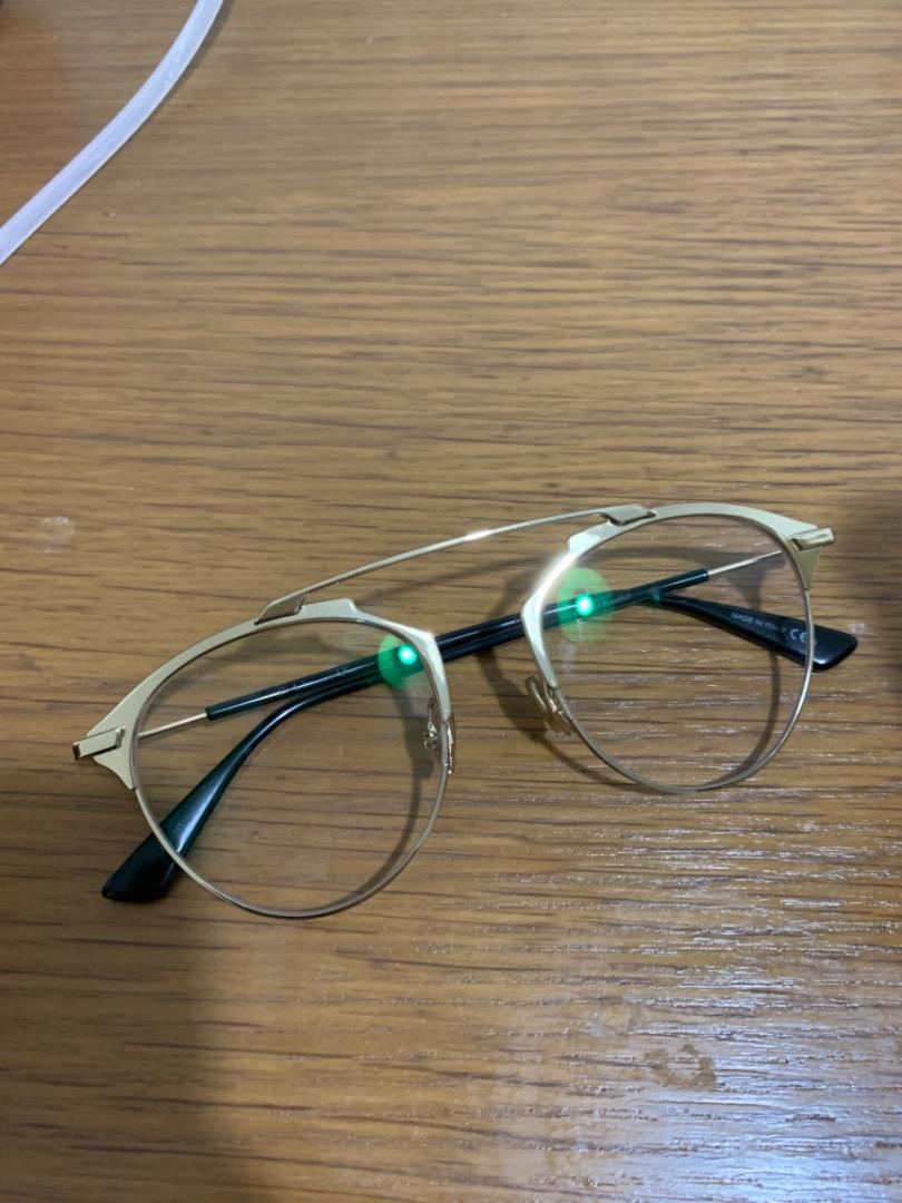 Dior SoReal glasses, gold frame in good condition, Luxury, Accessories ...