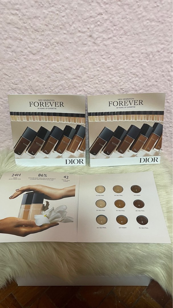Dior YSL Makeup Forever foundation tint samples, Beauty & Personal Care ...