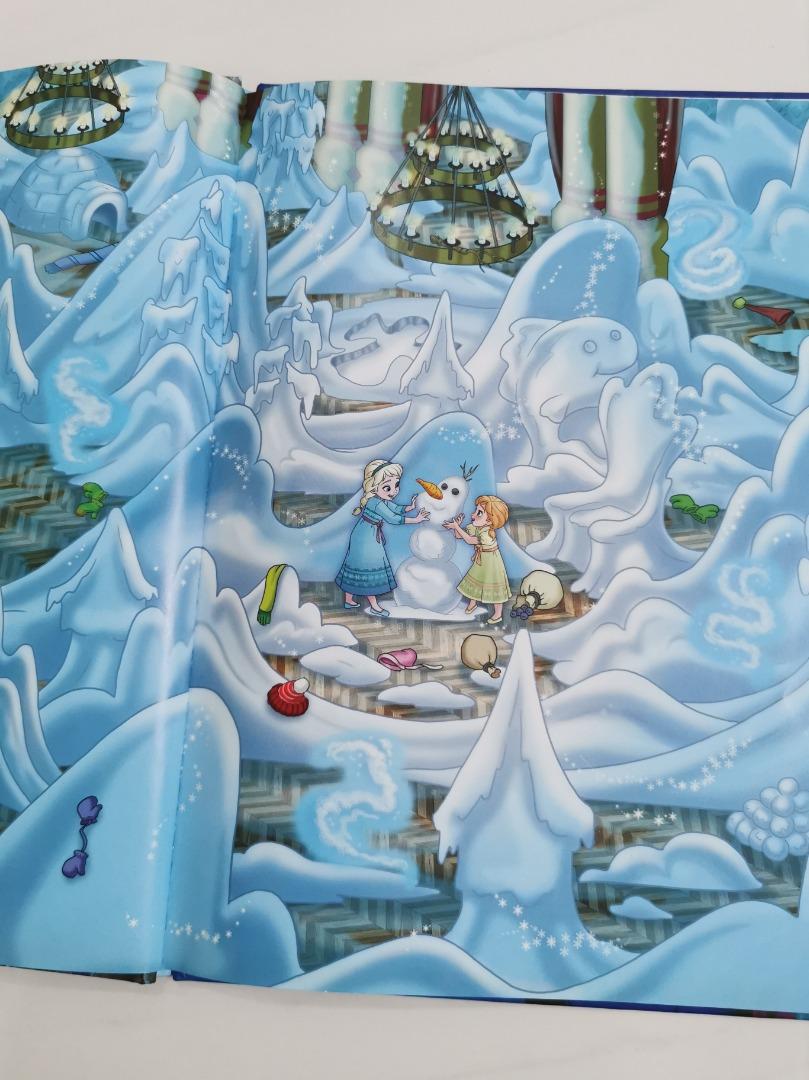 Disney Frozen Look & Find children activity book, Hardcover, Hobbies ...