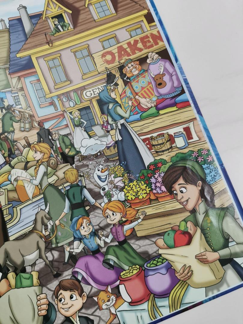 Disney Frozen Look & Find children activity book, Hardcover, Hobbies ...