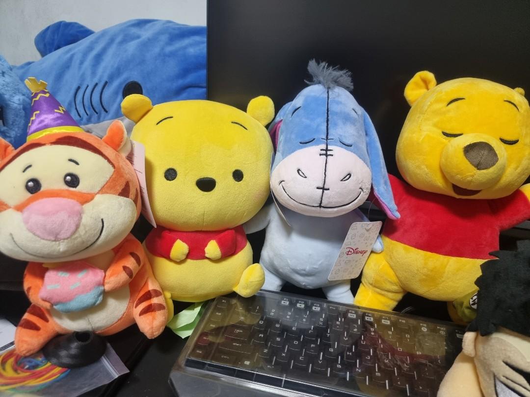 Disney Pooh Eeyore Tigger Demon Slayer plush, Hobbies & Toys, Toys ...