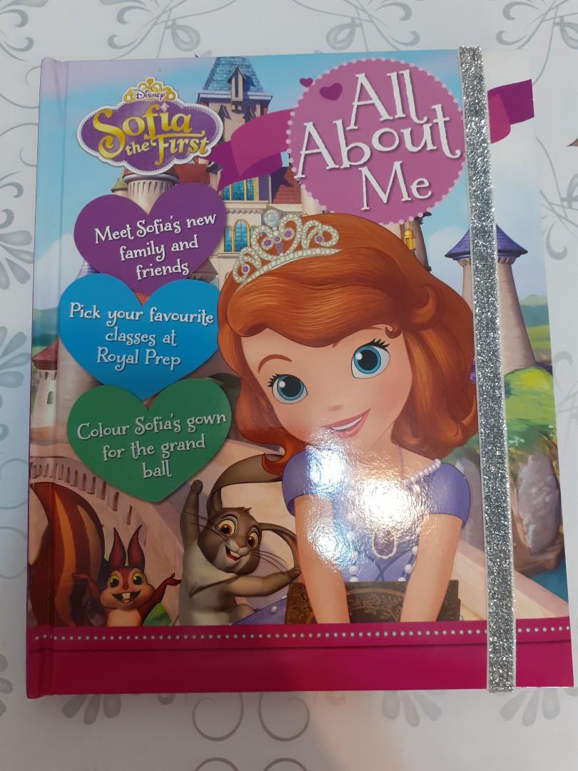 [Disney] Sofia the First (All About Me), 興趣及遊戲, 書本 & 文具, 小朋友書 - Carousell
