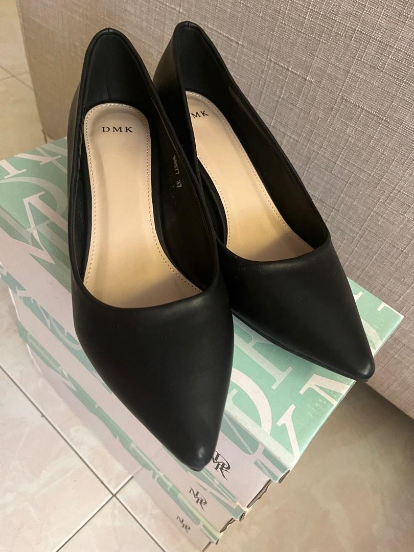 DMK Shoe Black Color, Women's Fashion, Footwear, Heels on Carousell