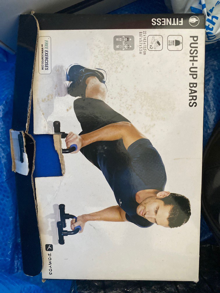 Domyos push up bar, Sports Equipment, Exercise & Fitness, Cardio ...