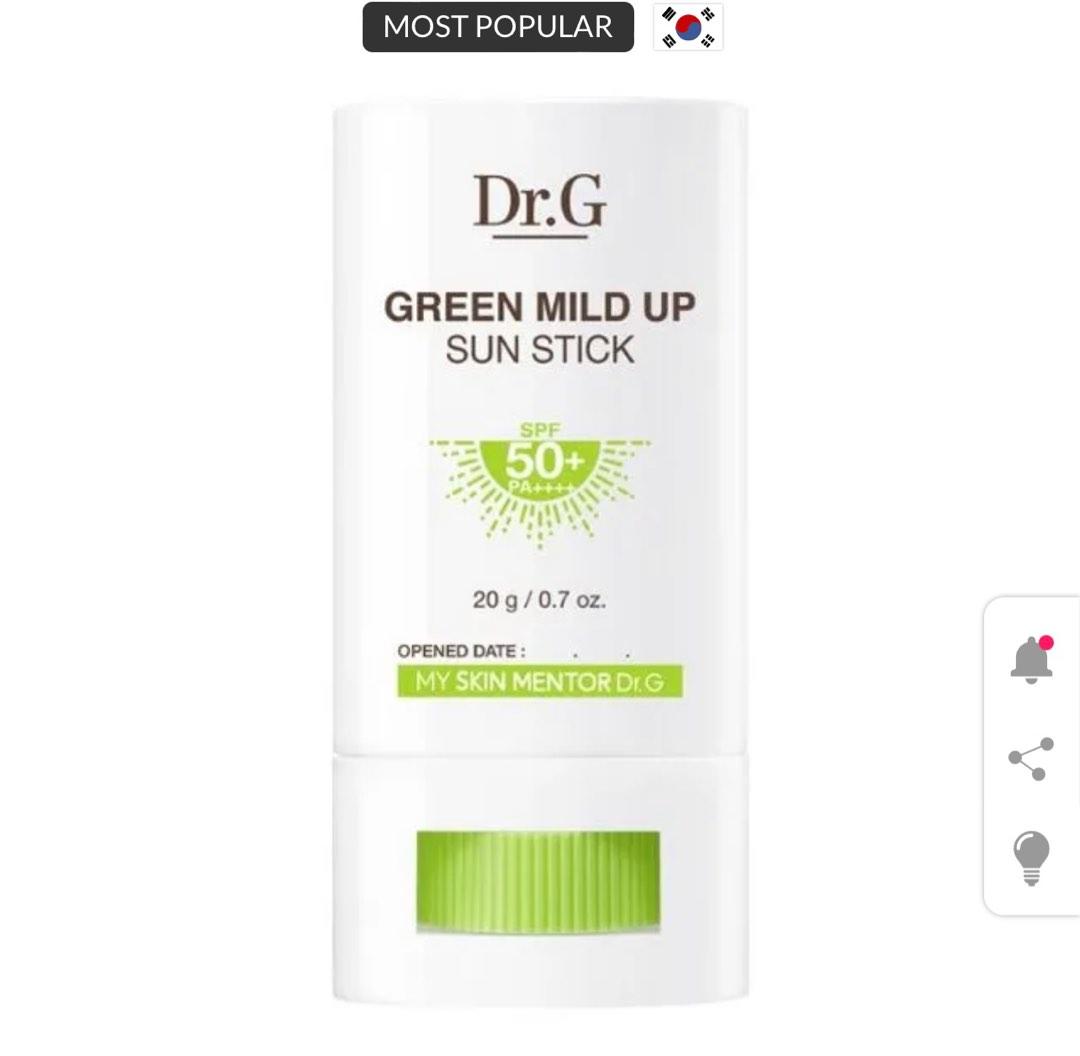 Dr.G Green Mild Up Sun Stick 20g, Beauty & Personal Care, Face, Face ...
