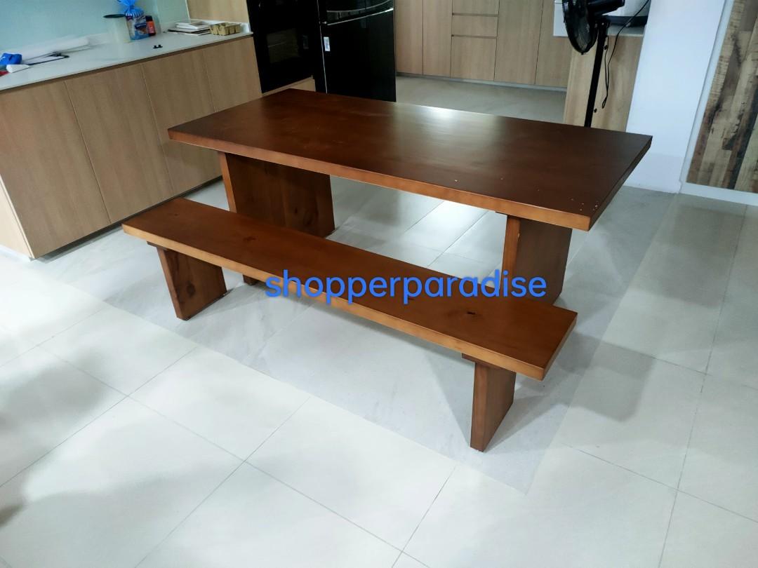 E010 PO Solid Wood Dining Table W Chair E NDP shopperparadise ...