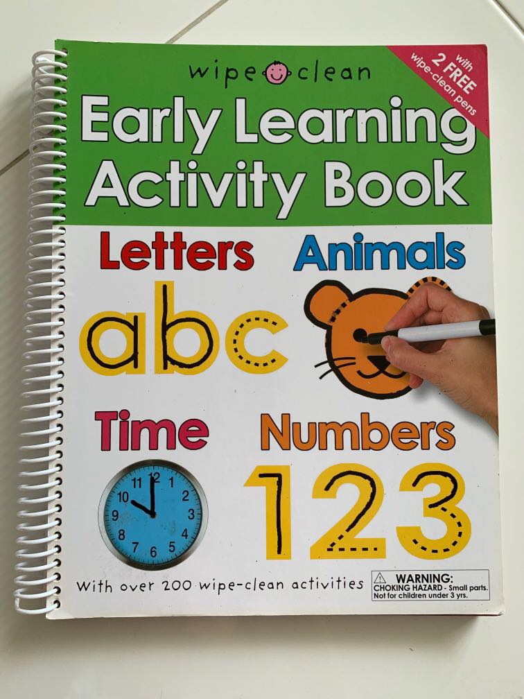 Early Learning Activity Book : Wipe & Clean, Hobbies & Toys, Books ...
