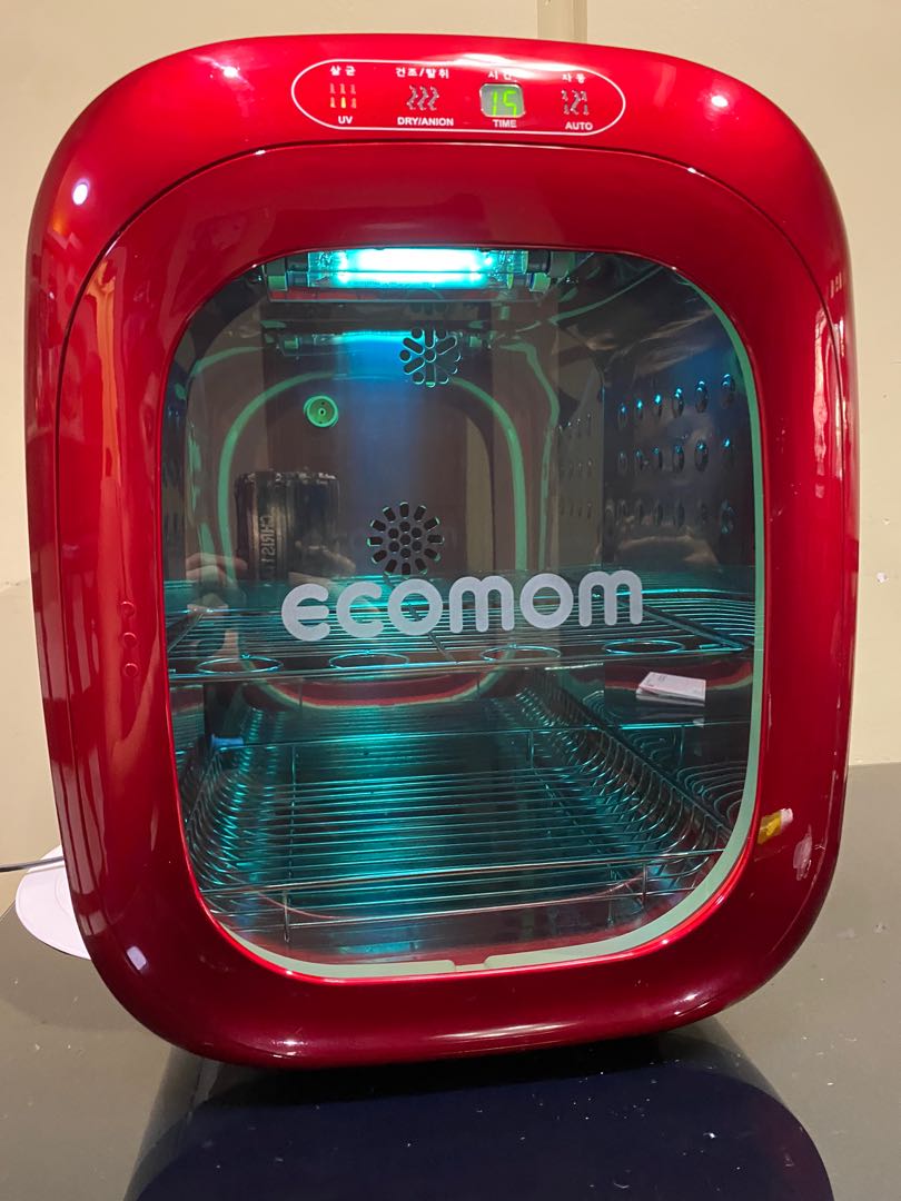 Ecomom Eco 100 Dual UV Sterilizer (red), Babies & Kids, Nursing ...