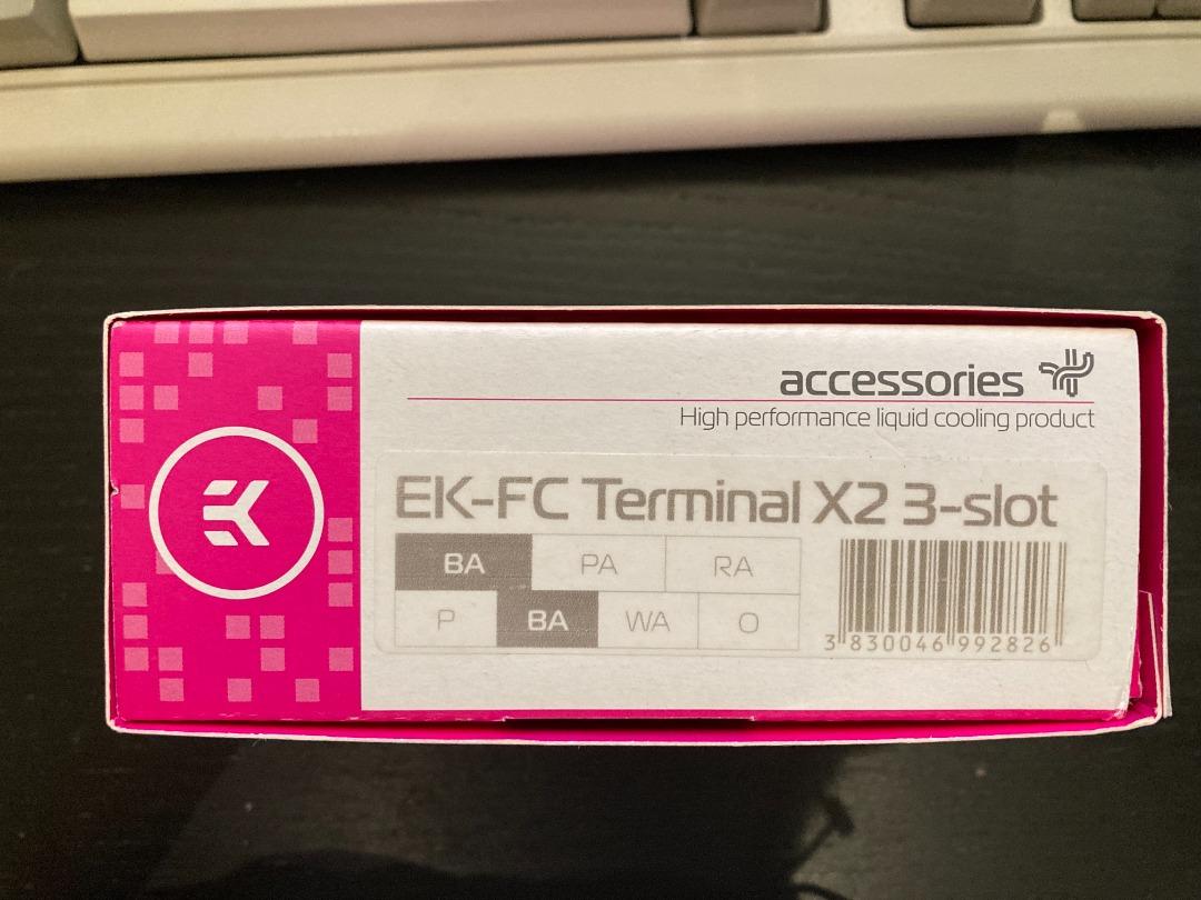 EKWB Water Cooling GPU Terminal Block, Acetal Black, Computers & Tech ...